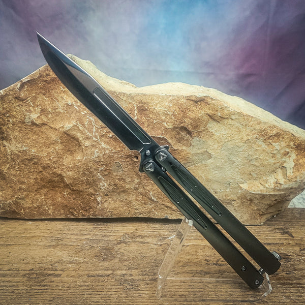 Happy Jack Butterfly Bailisong flip knife Butterfly Blade 4.5" blade ...